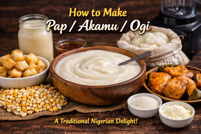 How To Make Pap/Akamu/Ogi – A Wonderful And Nourishing Delight🌽 ...