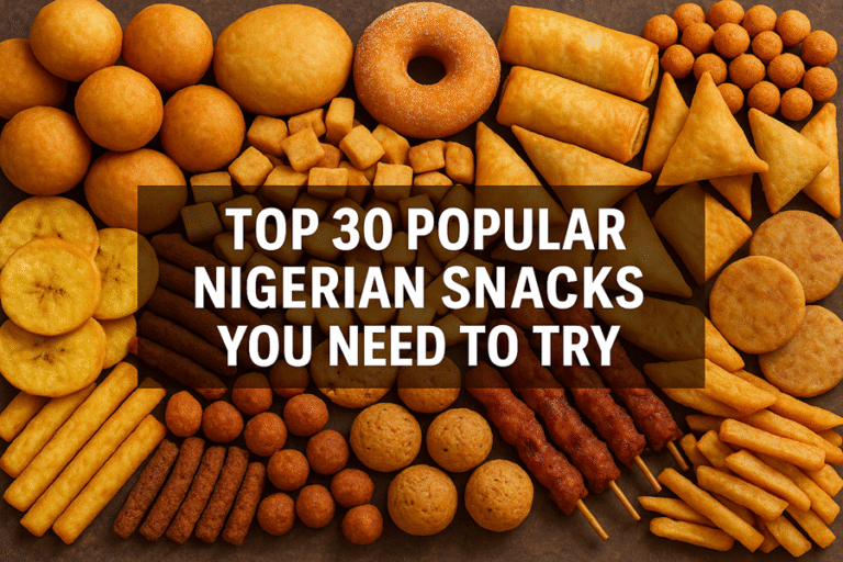 🍰🥟Top 30 Popular Nigerian Snacks You Need to Try (Ultimate Guide ...