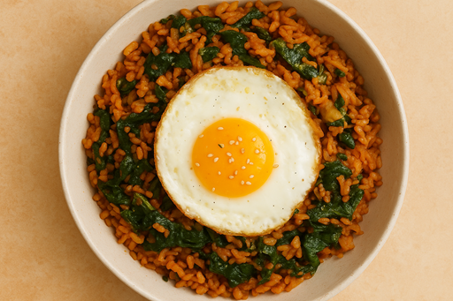 How to Make Kimchi Meets Ugu Rice: An Irresistible & Flavorful Fusion ...