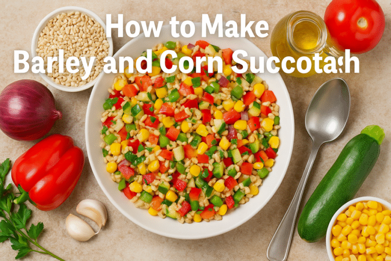 🥗 How to Make Barley and Corn Succotash – A Flavorful, Heart-Warming ...