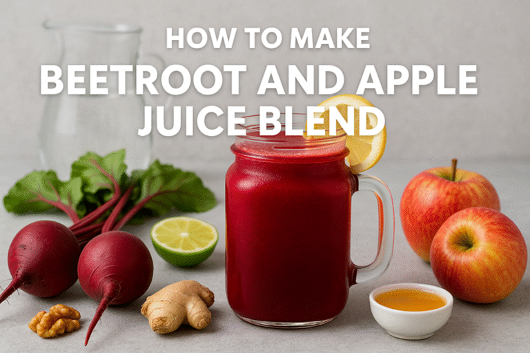 How to Make Beetroot and Apple Juice Blend: A Powerful & Refreshing ...