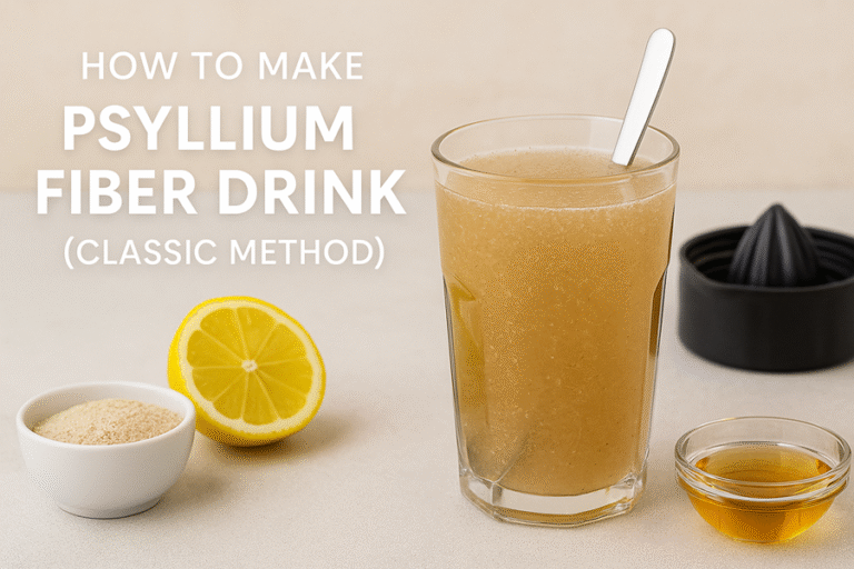 How to Make Psyllium Fiber Drink (Classic Method): The Ultimate ...
