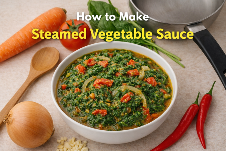 How to Make a Glorious Steamed Vegetable Sauce – A Powerful, Vibrant ...
