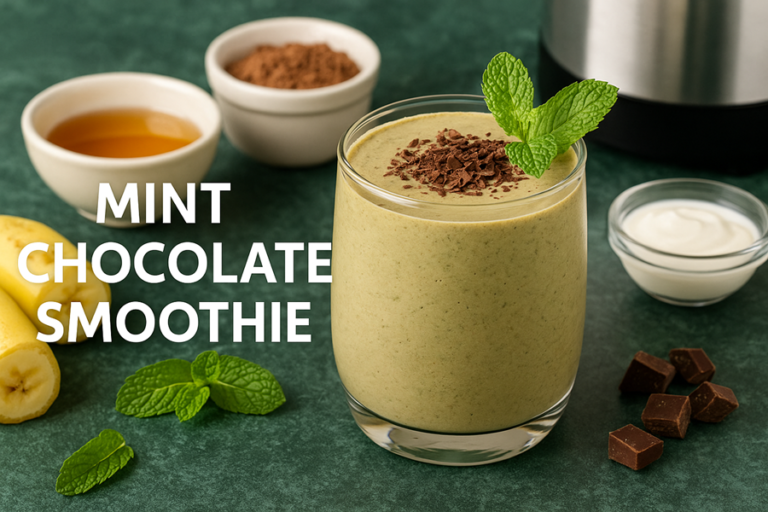 How To Make Mint Chocolate Smoothie For An Absolutely Powerful ...