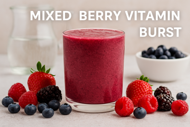 How To Make mixed berry vitamin burst For A Powerful, Joy-Boosting ...